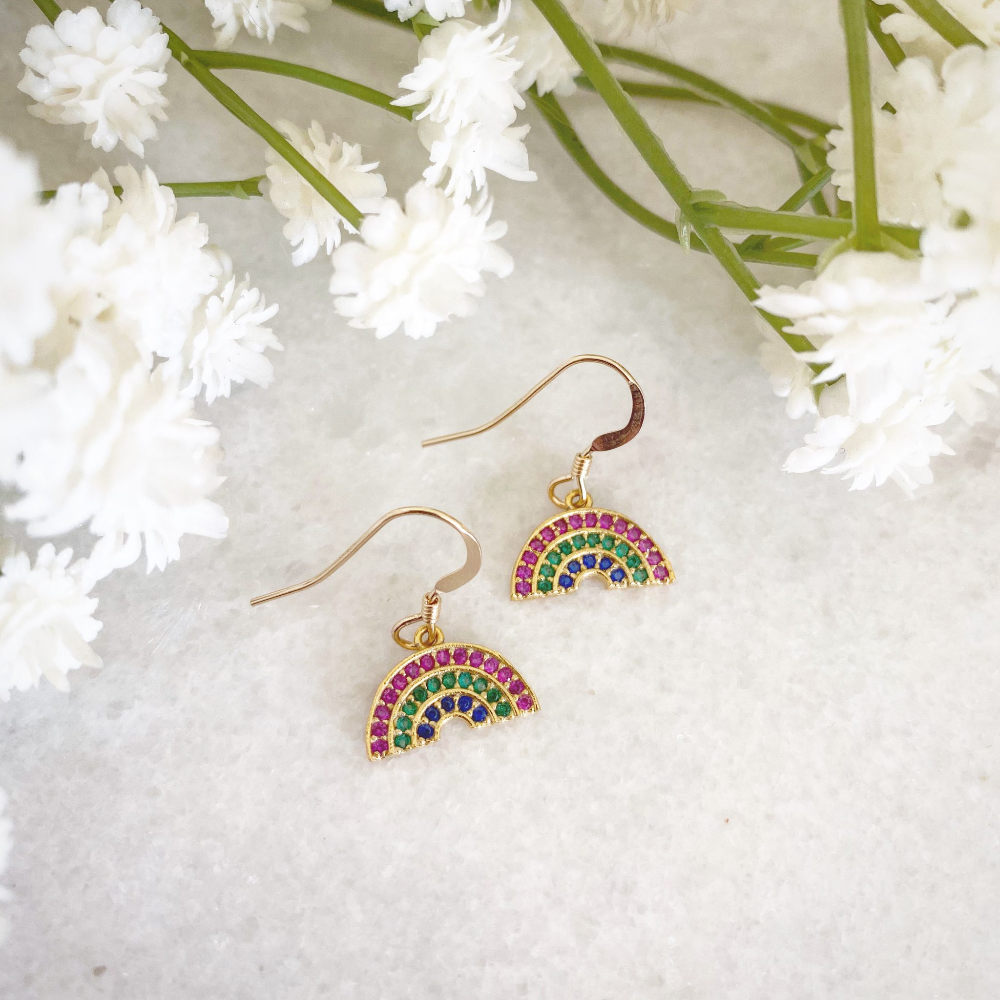 Rainbow Earrings - Wisteria London